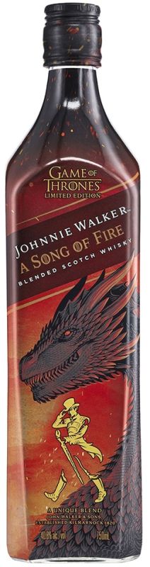 Whisky Johnnie Walker GOT Song of FIRE 0,75l - Limited Edition ...