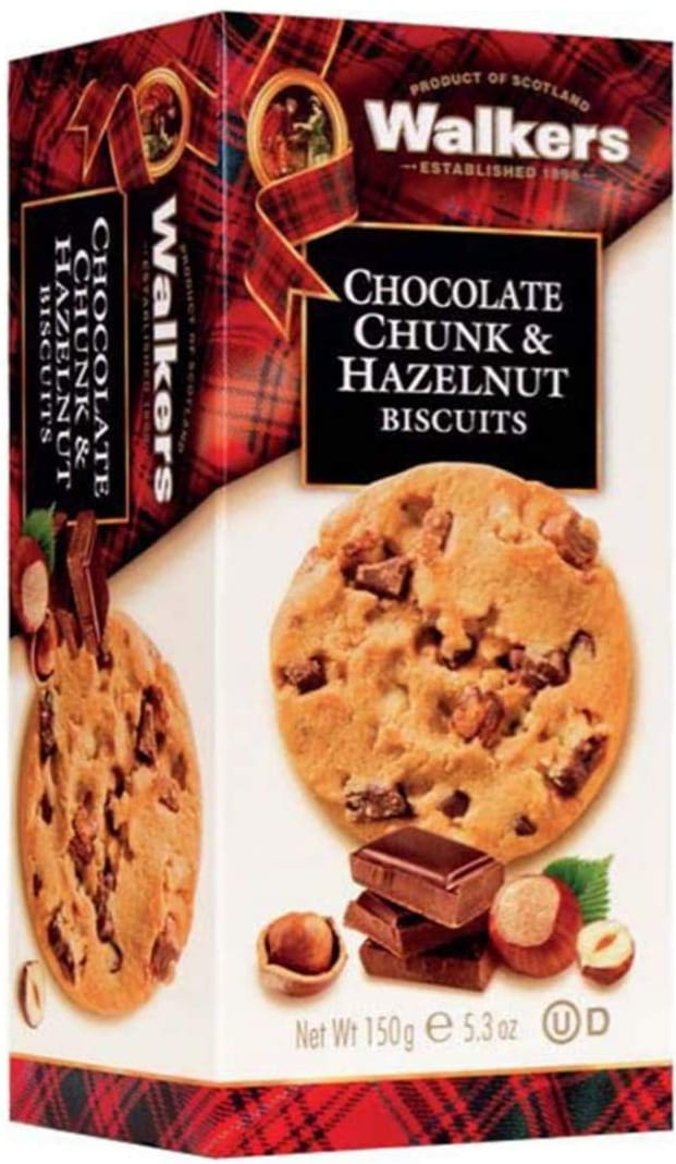Ciastka Walkers Chocolate Chunk & Hazelnut 150g Delikatesy Smacza Jama