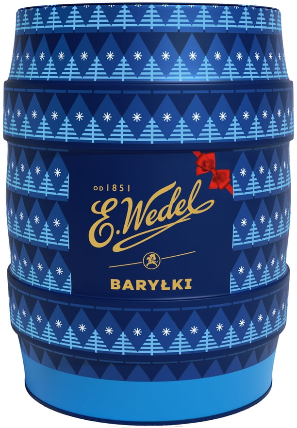 Bombonierka Baryłki 320g w metalowej beczułce Delikatesy Smacza Jama